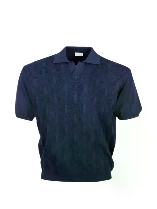 04651 / A TRIP IN A BAG Jacquard Johnny Polo Shirt