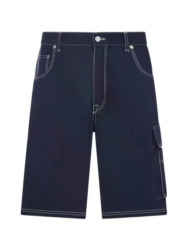 Fendi Cargo Shorts With Contrast Stitching
