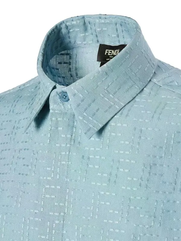 Fendi Ff Jacquard Shirt
