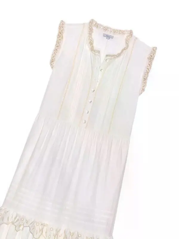 Rails Embroidered Tiered Midi Dress