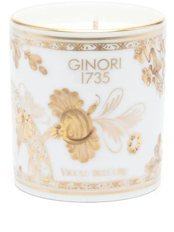 GINORI 1735 Oriente Italiano Vicolo Dell'oro Scented Candle - Gold