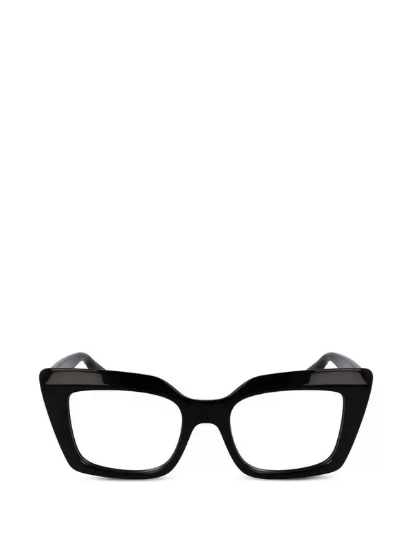 FERRAGAMO Gancini Square-frame Glasses - Black