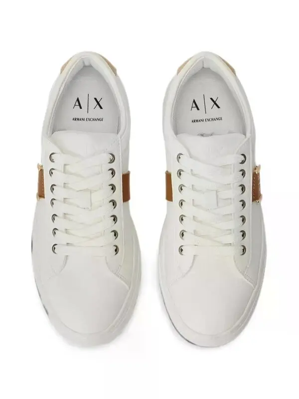 Armani Exchange Logo Plaque Sneakers