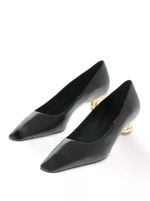 FERRAGAMO Alessya Cage-heeled Pumps