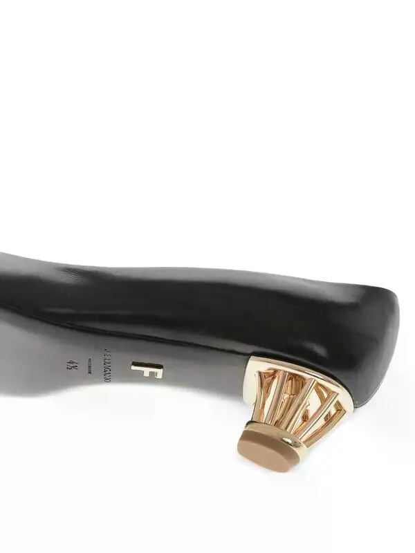 FERRAGAMO Alessya Cage-heeled Pumps