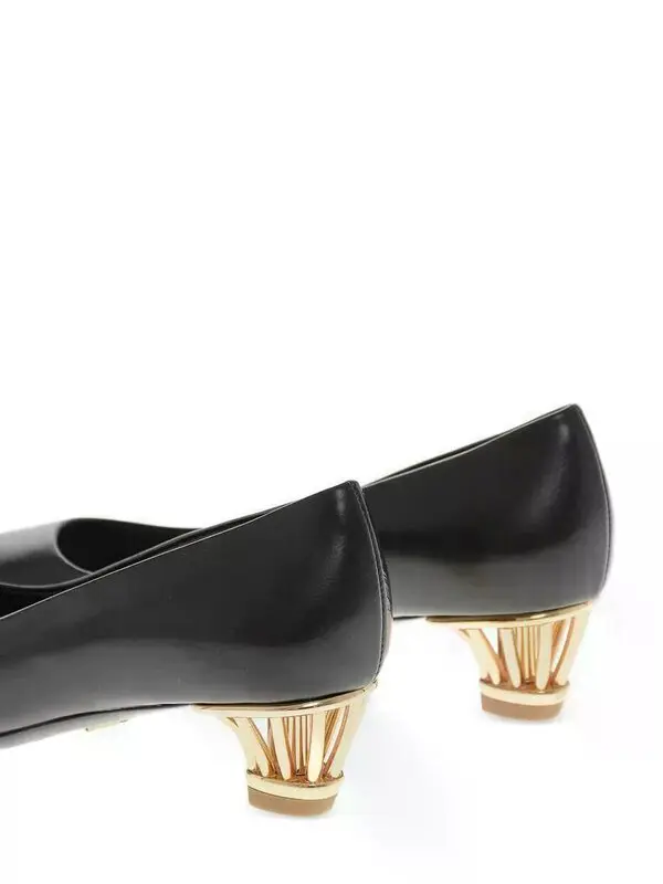 FERRAGAMO Alessya Cage-heeled Pumps