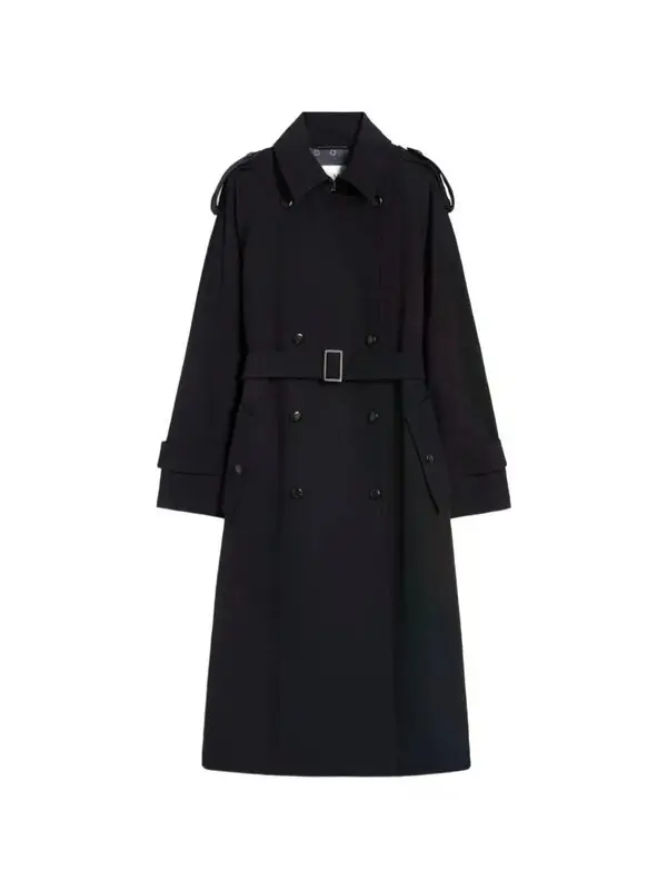 Max Mara Certo Double-breasted Trench Coat - Blue