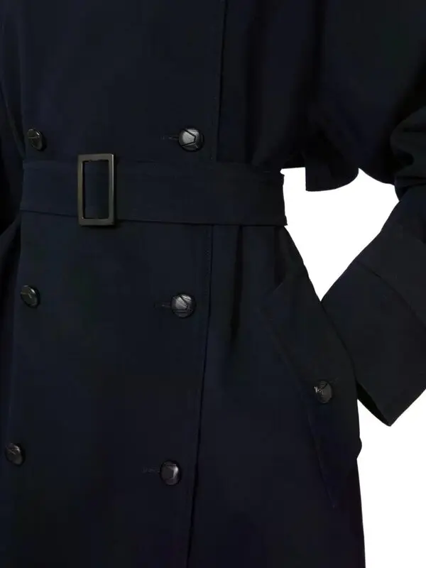 Max Mara Certo Double-breasted Trench Coat - Blue