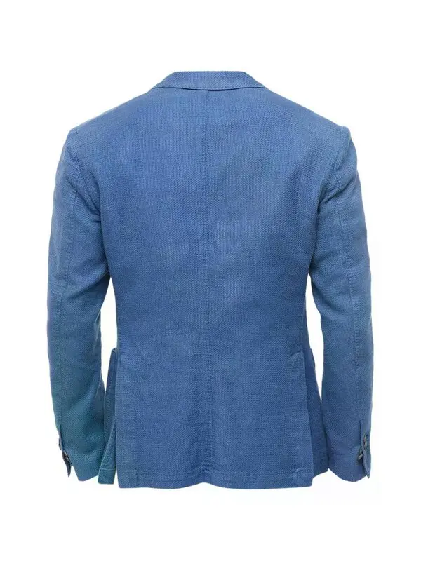 Corneliani Notched-lapel Single-breasted Blazer - Blue