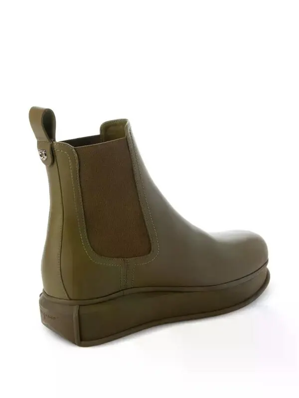 FERRAGAMO Elasticated-panel Pull-tab Boots