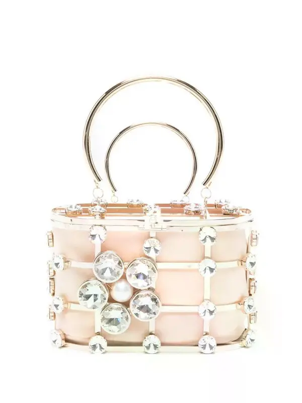 Rosantica Mini Holli Matera Crystal-embellished Tote Bag - Gold