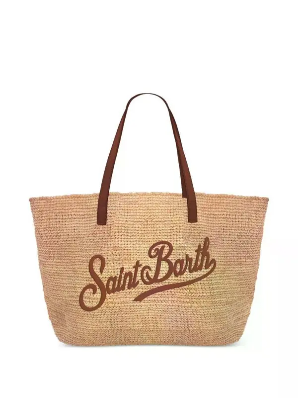 MC2 SAINT BARTH Raffia City Tote Bag