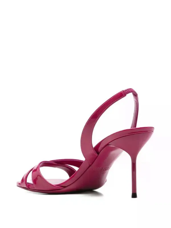 Paris Texas Patent Slingback Sandals - Pink
