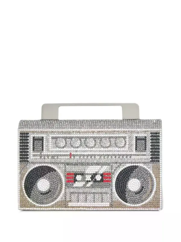Judith Leiber Soft Boom Box Couture Shoulder Bag