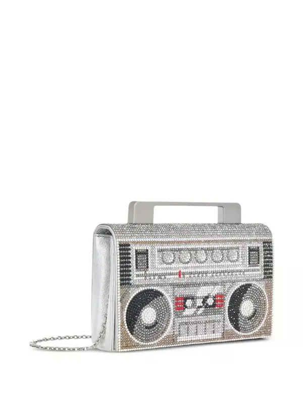 Judith Leiber Soft Boom Box Couture Shoulder Bag