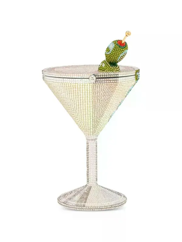 Judith Leiber Martini Clutch Bag