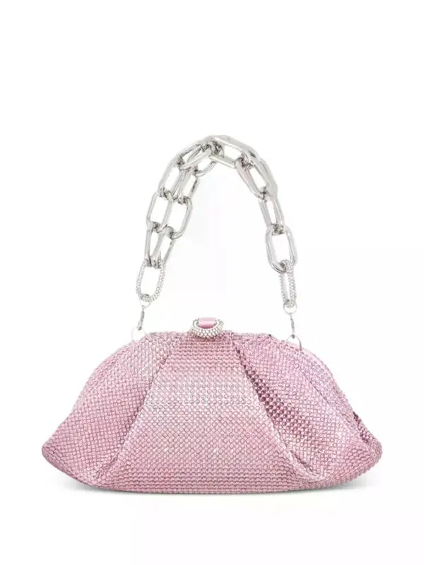 Judith Leiber Gemma Crystal-embellished Chain-link Tote Bag - Pink