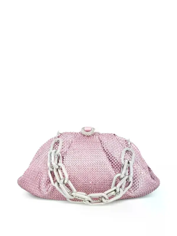 Judith Leiber Gemma Crystal-embellished Chain-link Tote Bag - Pink