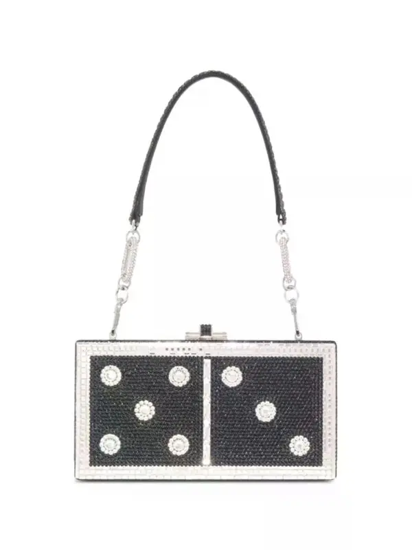 Judith Leiber Crystal-embellished Domino Clutch Bag