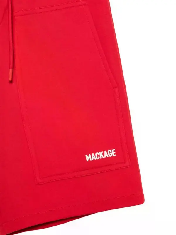 Mackage Logo-print Drawstring Shorts