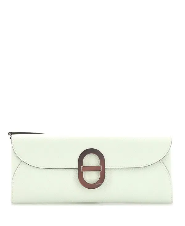 Hermès Chaine D'ancre To Go Wallet Epsom - Green