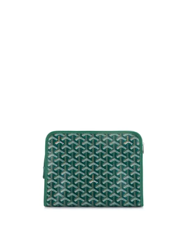 Goyard Mm Jouvence Toiletry Pouch Coated Canvas - Green