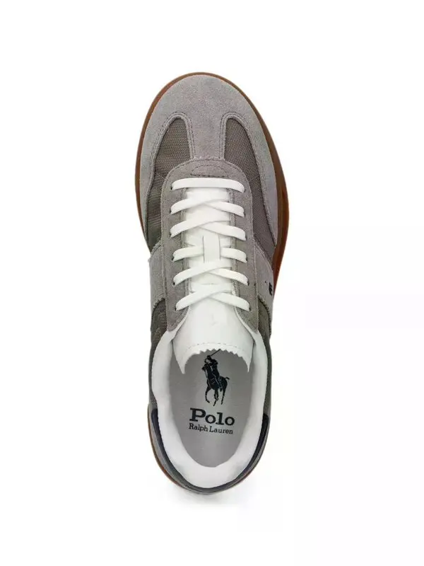Polo Ralph Lauren Panelled Suede-trim Sneakers