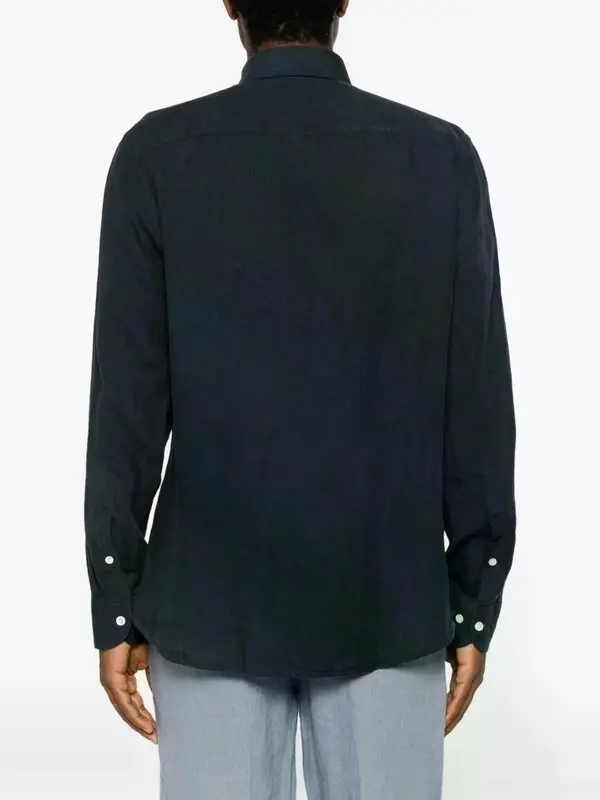 PROFUOMO Long-sleeve Spread-collar Shirt