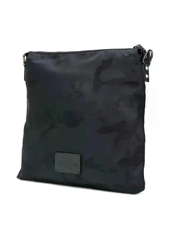 Valentino Garavani Camouflage Jacquard Nylon Messenger Bag
