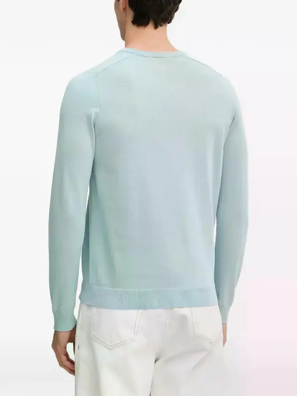 TRUSSARDI Embroidered Crew Neck Sweater