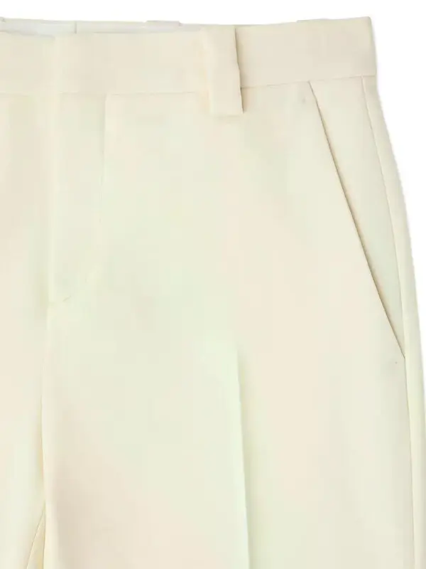 Versace Tailored Trousers With Logo Patch