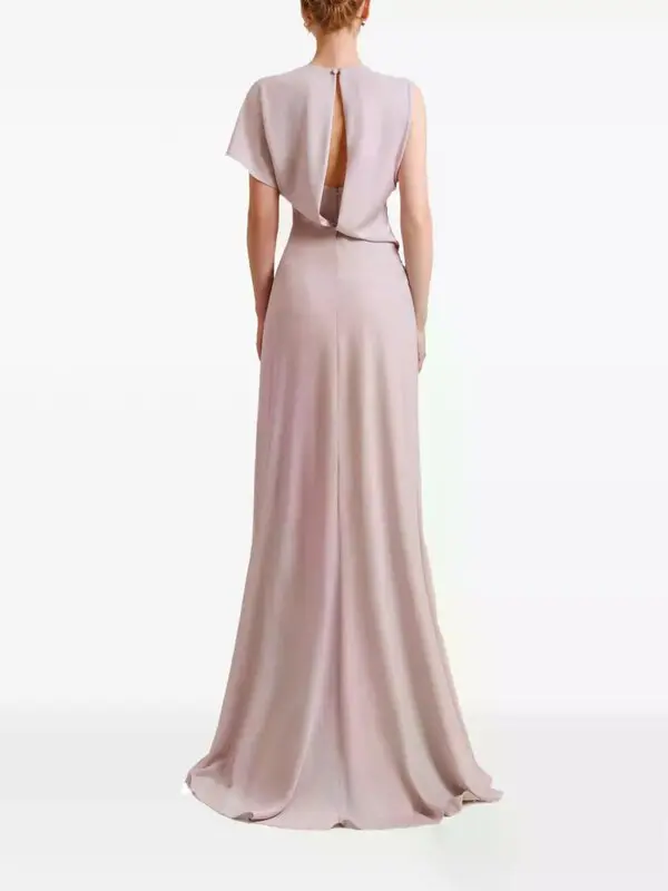 GEMY MAALOUF Draped Cut-out Dress - Pink