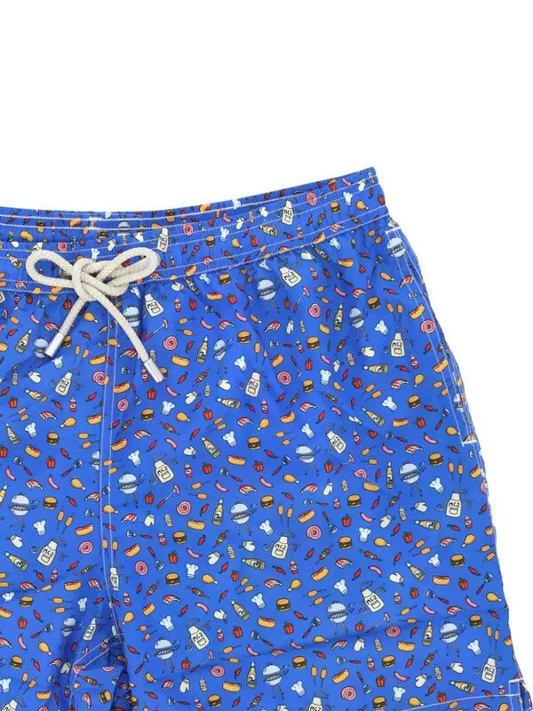 MC2 SAINT BARTH Bbq Print Swim Shorts