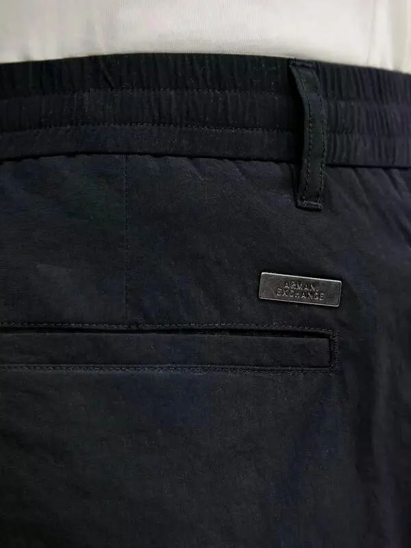 Armani Exchange Logo Plaque Shorts