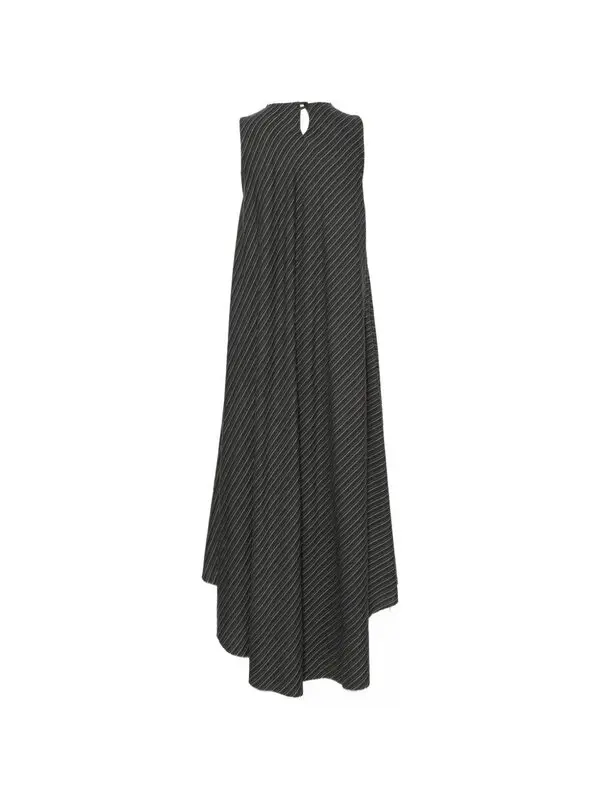 ANTONIO MARRAS VINTAGE 2020s Embellished Pinstriped Dress