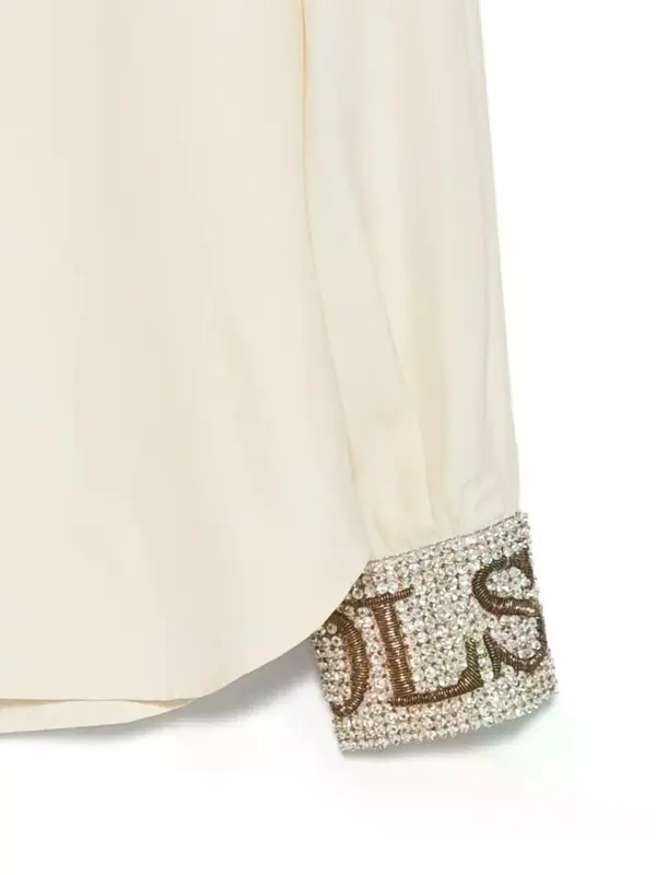 Moschino Embellished Cuff Shirt