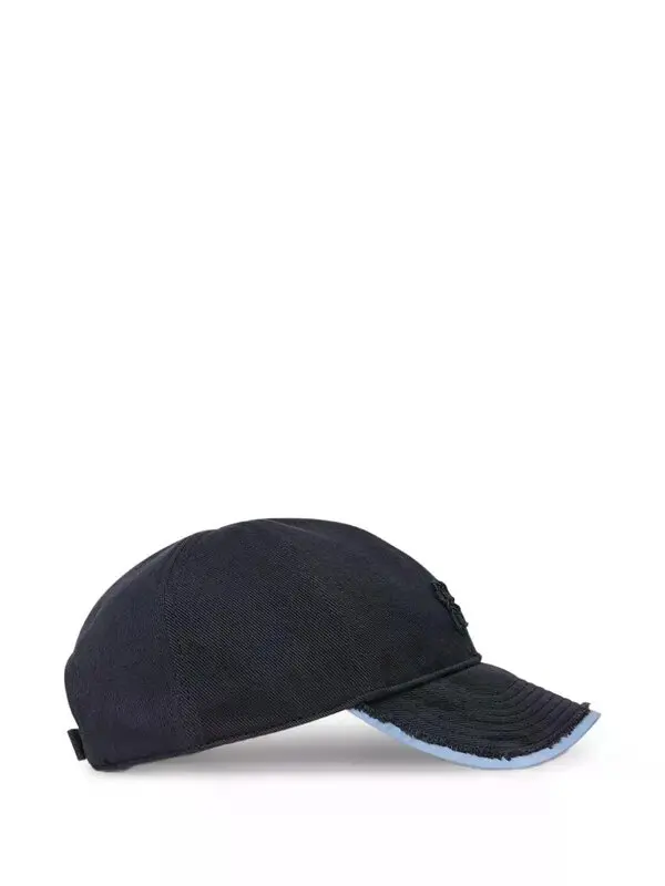 Miu Miu Drill And Poplin Baseball Cap - Blue