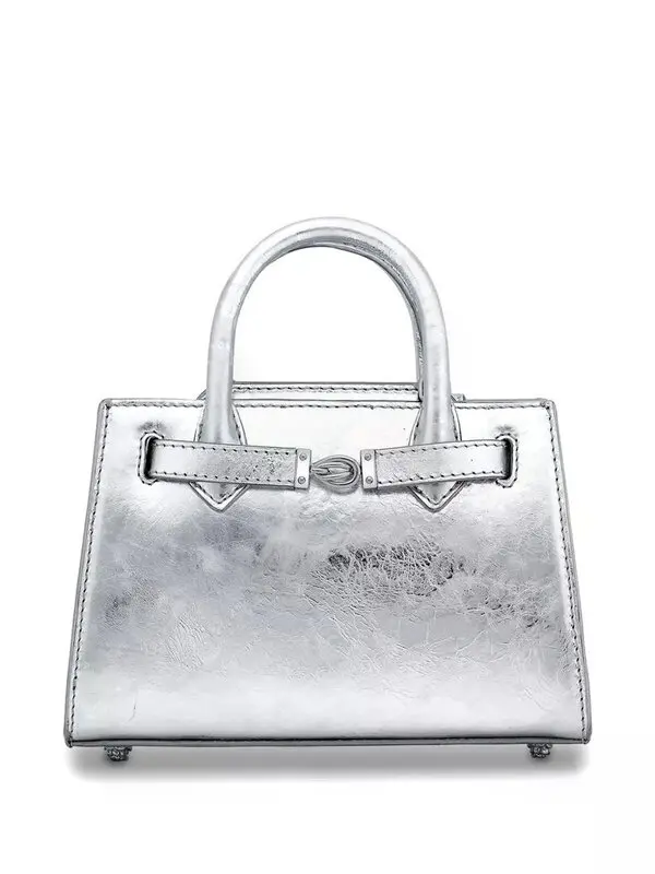 Tyler Ellis Winnie Mini Tote Bag - Silver
