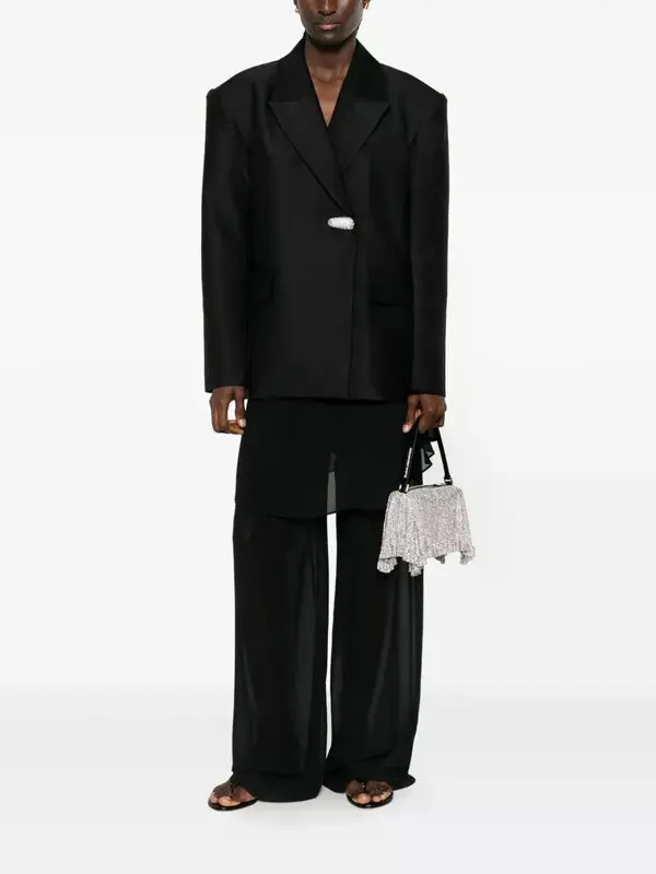 TWENTY FOURHAITCH Crystal-embellished Button Jacket