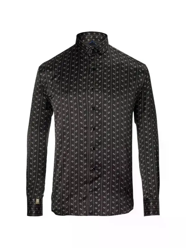 BILLIONAIRE Apple Gold Cut Long-sleeves Shirt