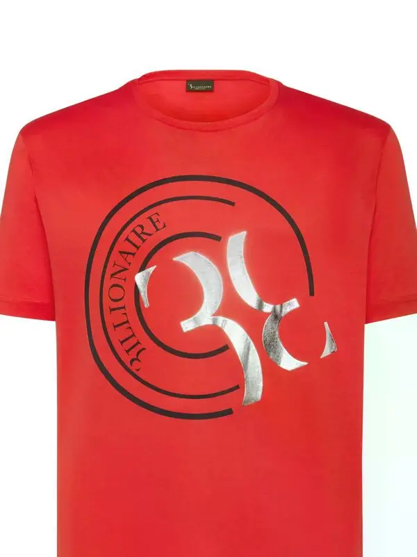 BILLIONAIRE Double B Logo-print T-shirt