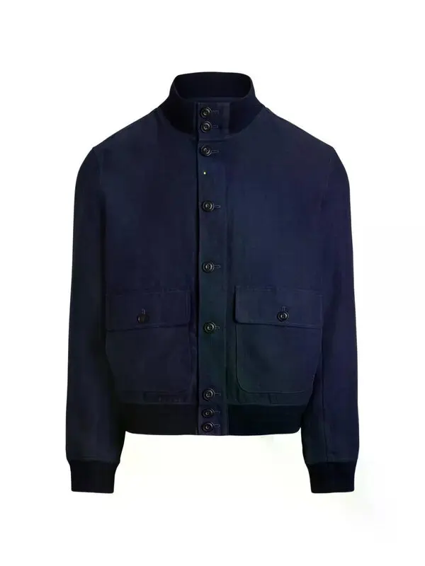 Polo Ralph Lauren High Neck Button-up Bomber Jacket