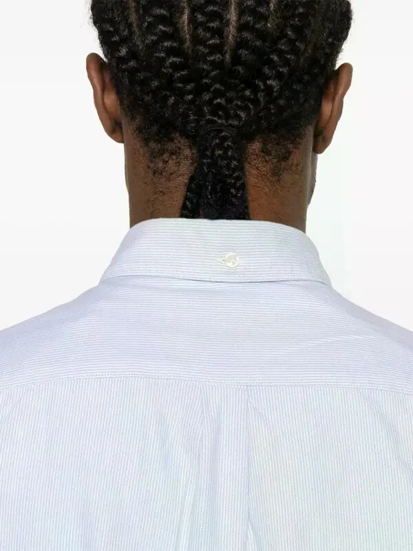 Barbour Logo-embroidered Striped Shirt
