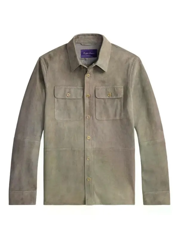 Ralph Lauren Purple Label Calloway Suede Jacket