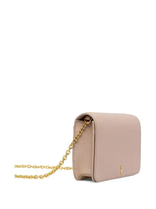 TRUSSARDI Logo Plaque Chain-link Shoulder Bag