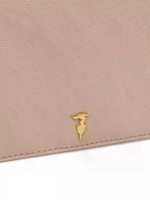 TRUSSARDI Logo Plaque Chain-link Shoulder Bag