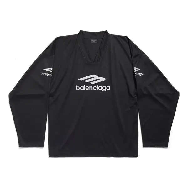 Balenciaga 3b Sports Icon Ski Long Sleeve T-shirt - Black
