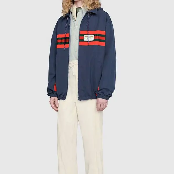 Gucci Label Nylon Jacket