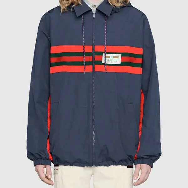 Gucci Label Nylon Jacket
