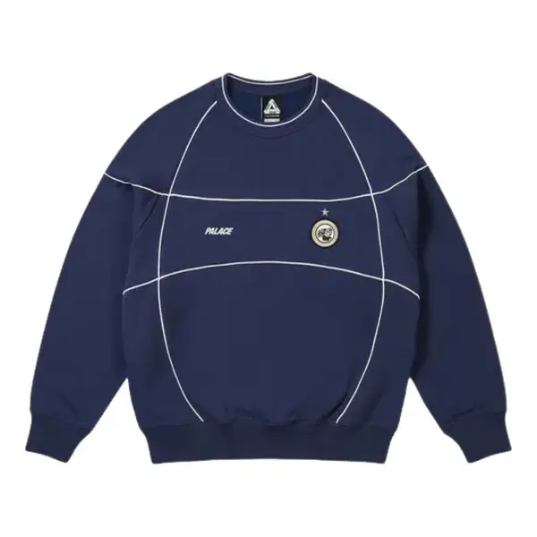 PALACE Pro Team Piped Crew - Navy